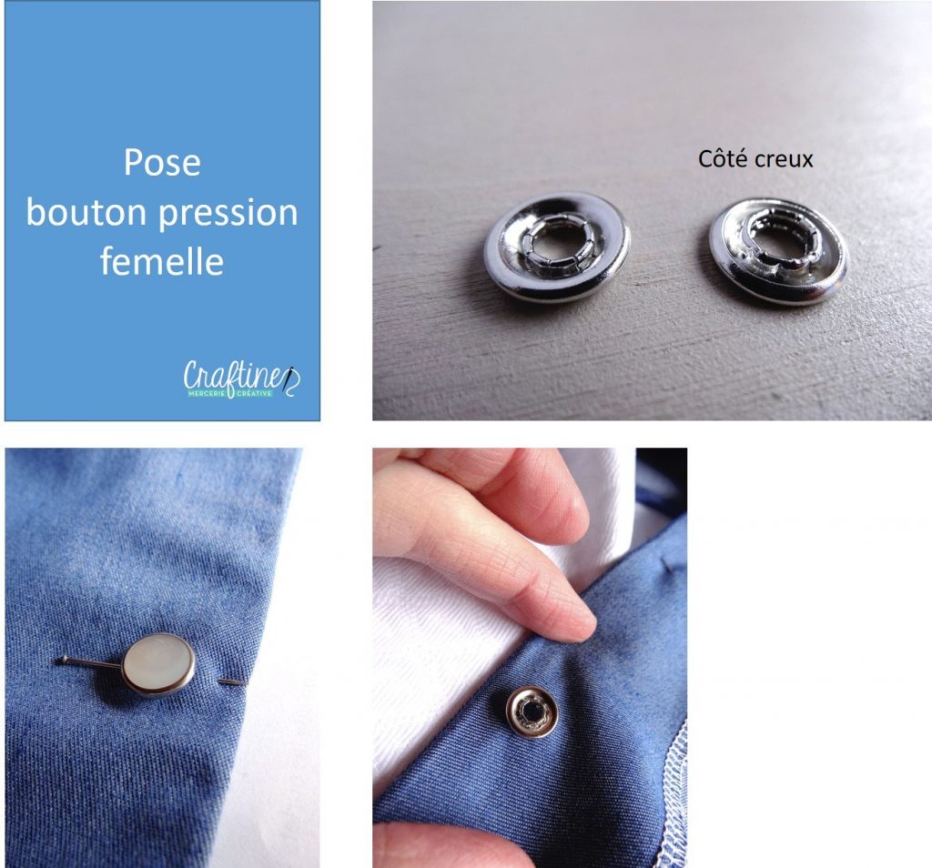 Astuces couture : Poser des boutons pression à griffes - Le blog de ...