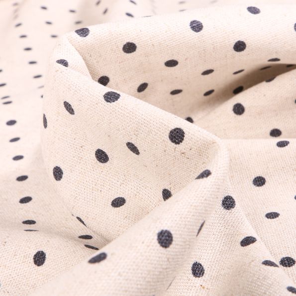 Tissu Lin Viscose Ecru - Par 10 cm