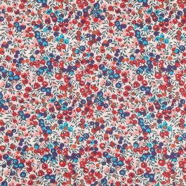 Tissu Liberty of London Wiltshire Rouge - Par 10 cm